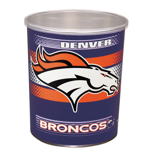 Denver Broncos Gift Tin 1G – Legends Popcorn